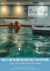 Heated Salt Water Swimming Pool - Rocky Ridge